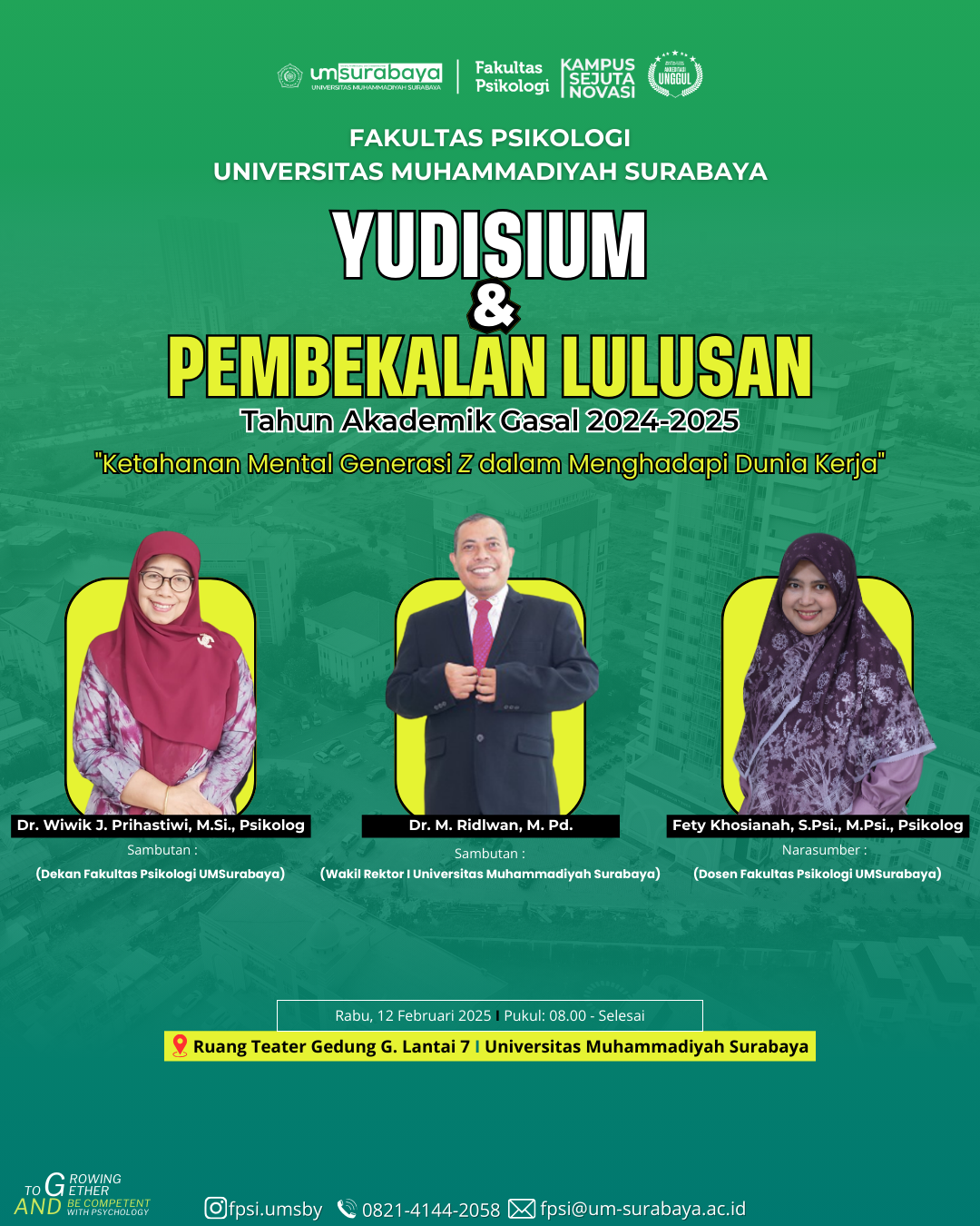 Fakultas Psikologi | FPsi UMSurabaya