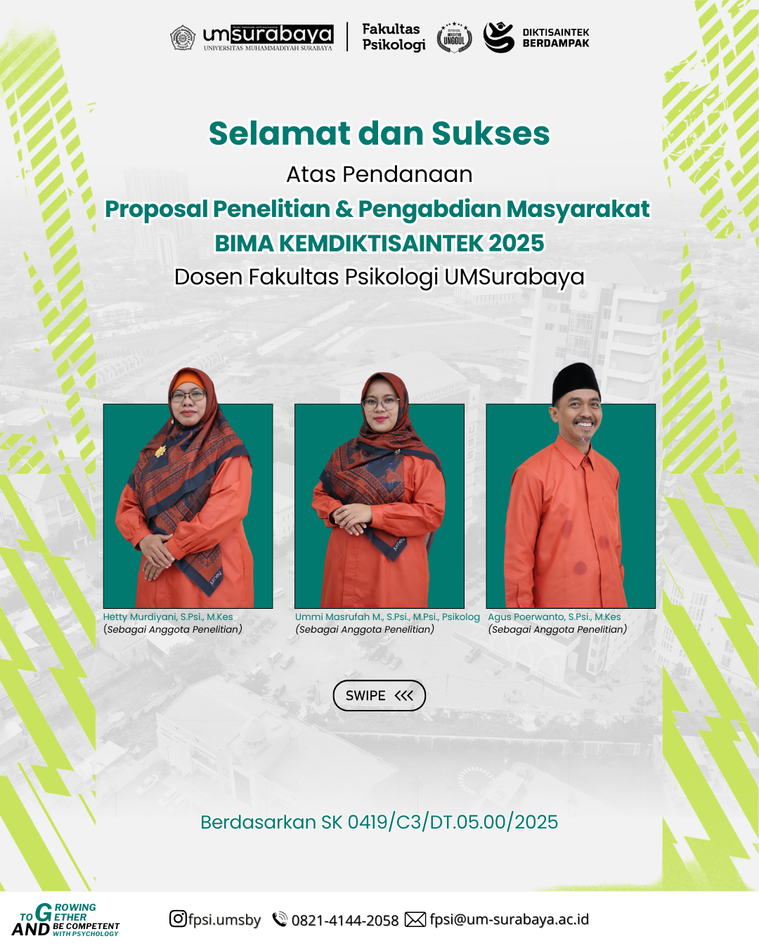 Fakultas Psikologi | FPsi UMSurabaya