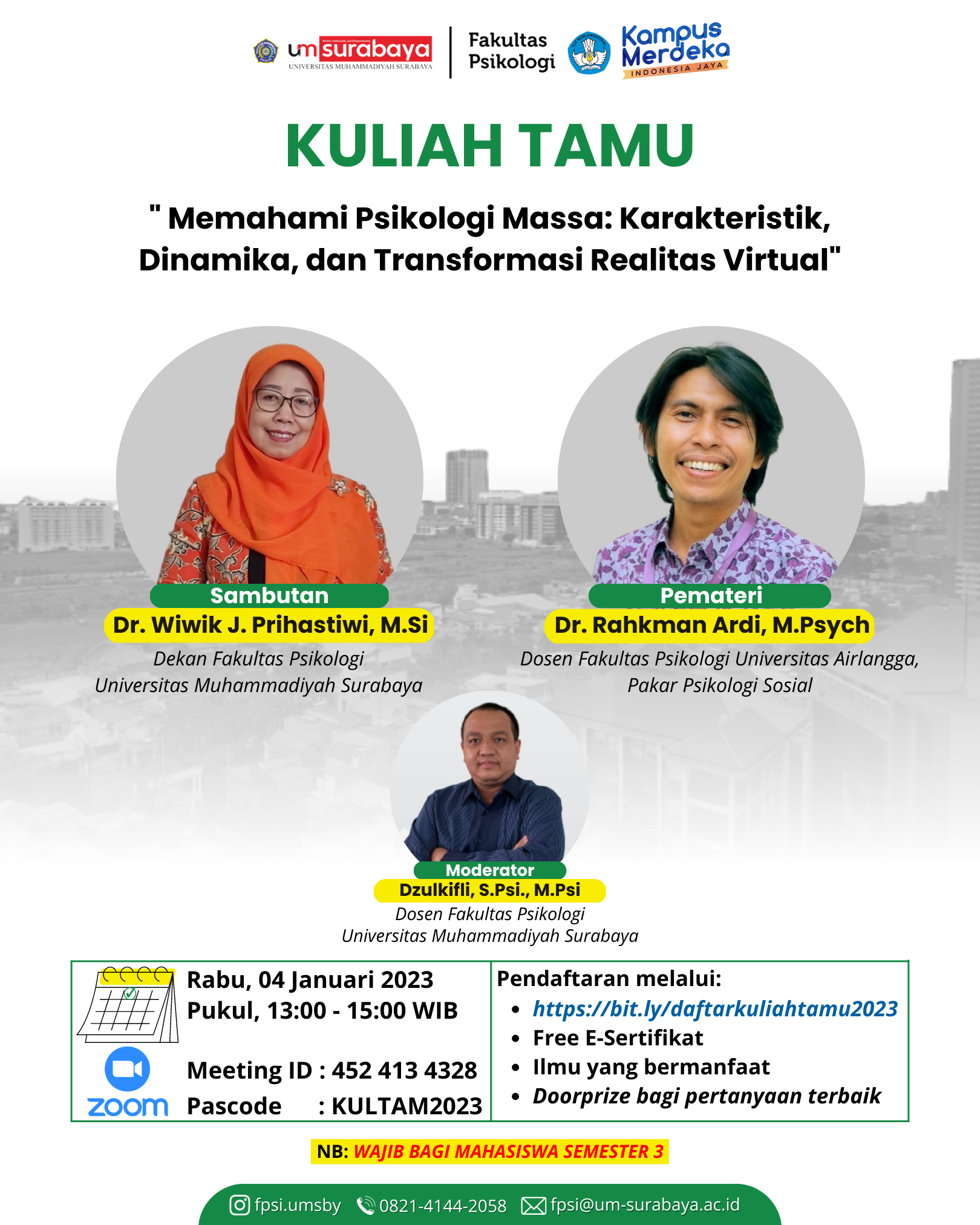 Fakultas Psikologi | FPsi UMSurabaya