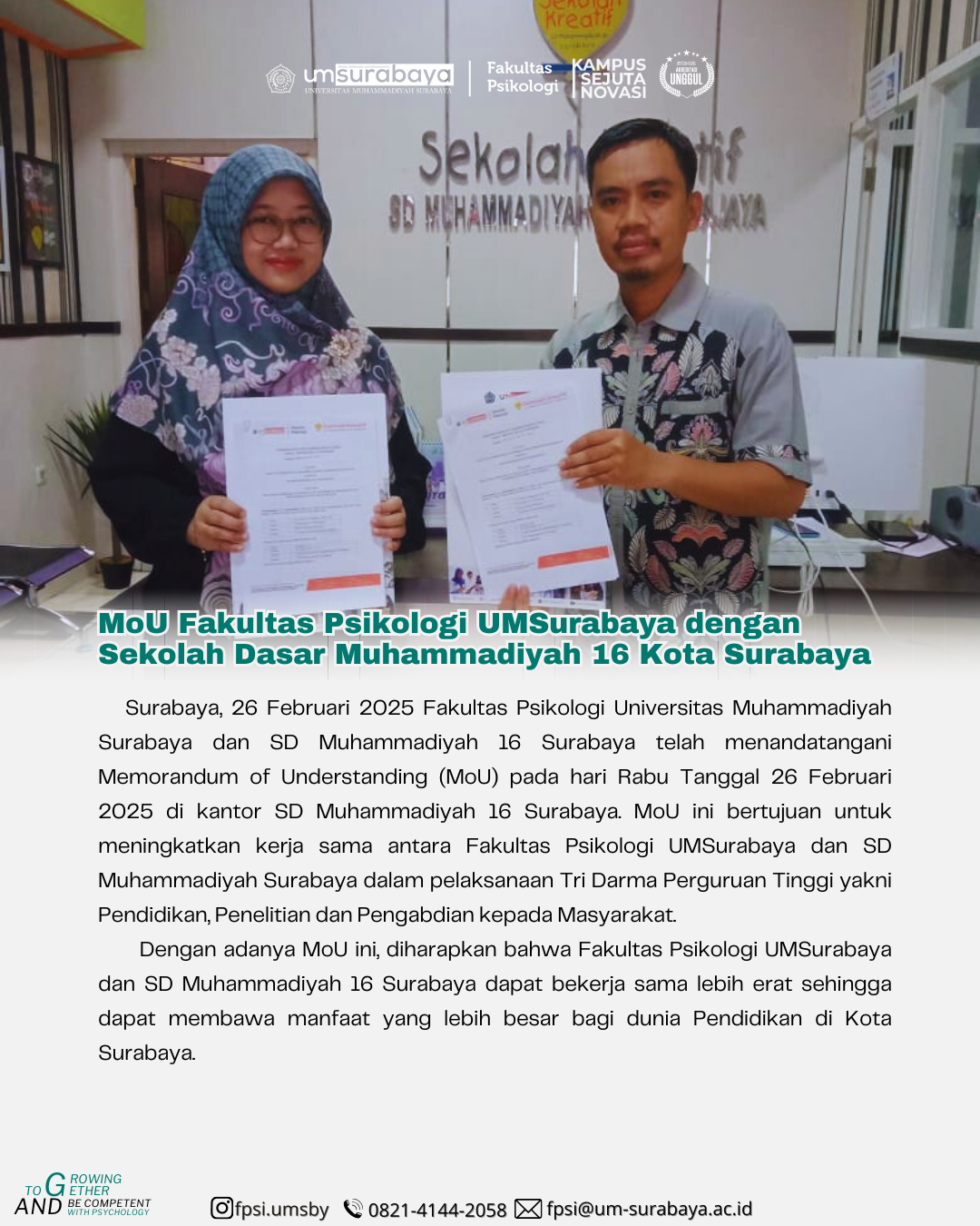 Fakultas Psikologi | FPsi UMSurabaya