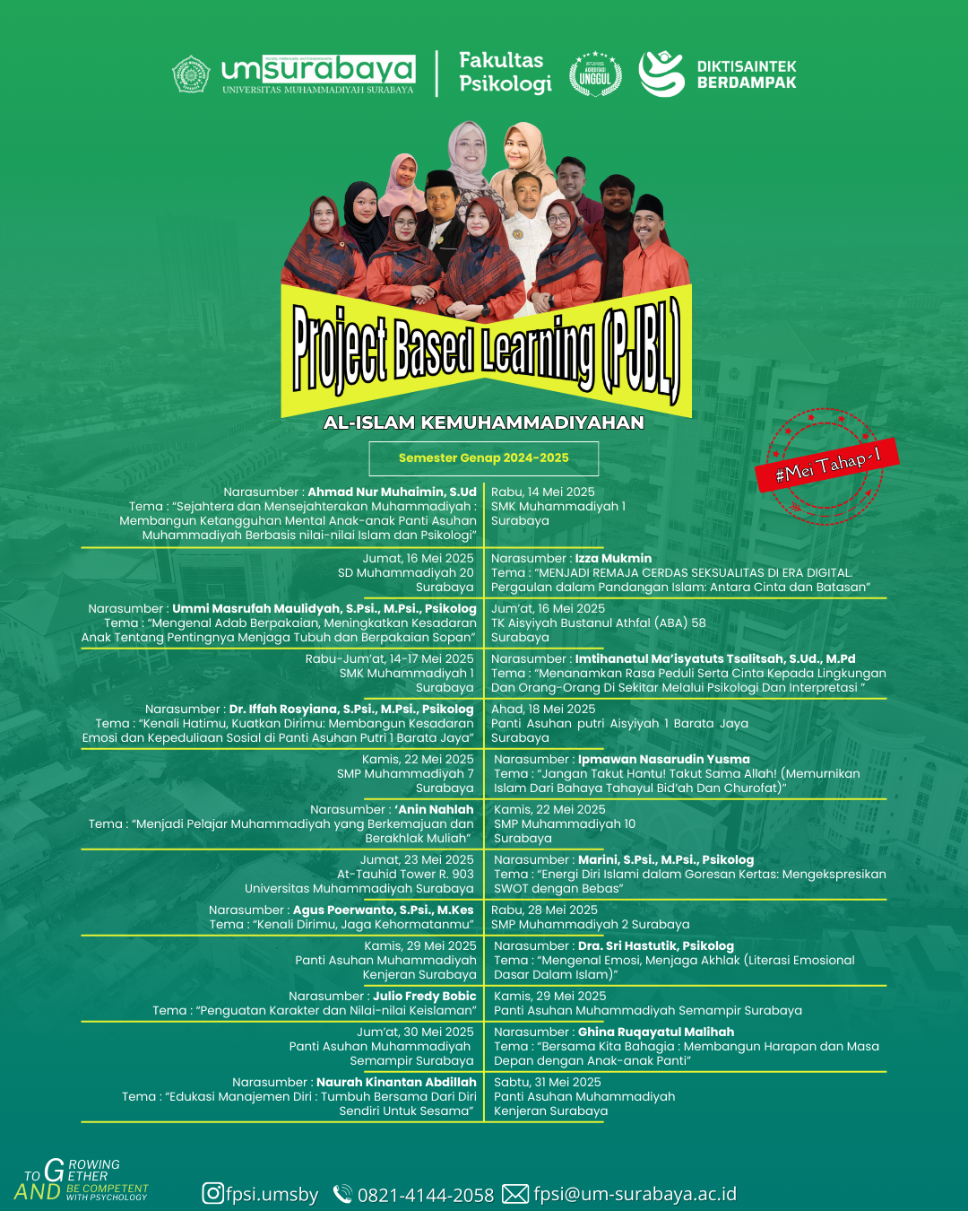 Fakultas Psikologi | FPsi UMSurabaya