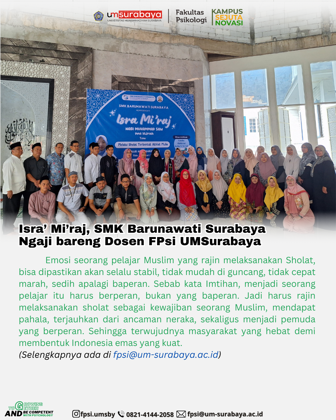 Fakultas Psikologi | FPsi UMSurabaya